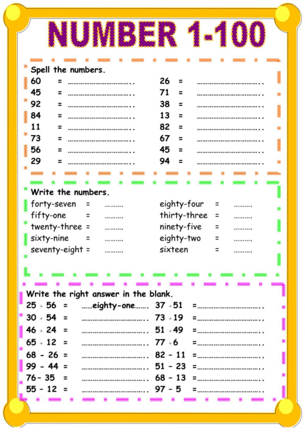 107311 | Numbers | yesica_paola | LiveWorksheets