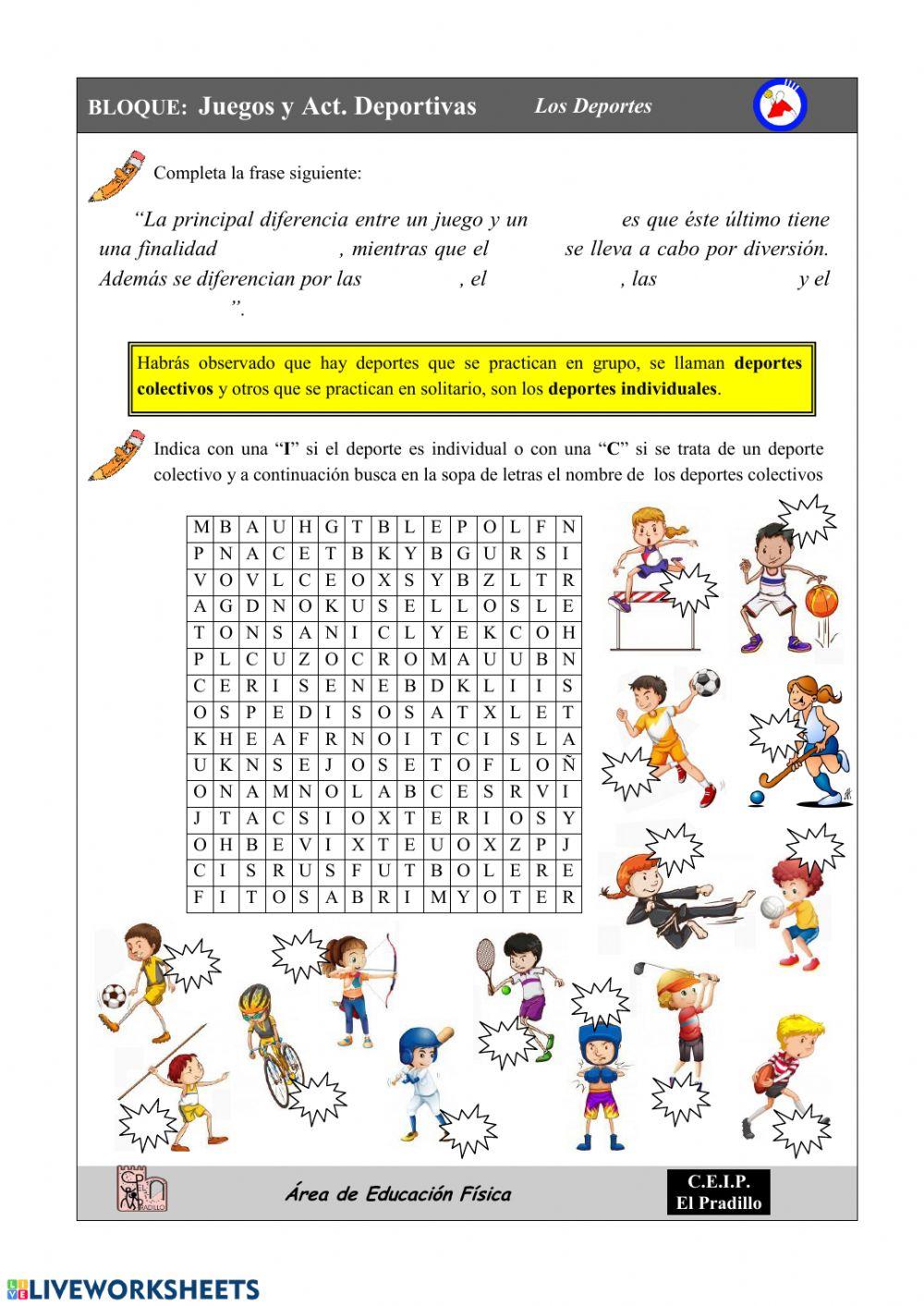 105489 | Los deportes 1 | Pedro González Blázquez