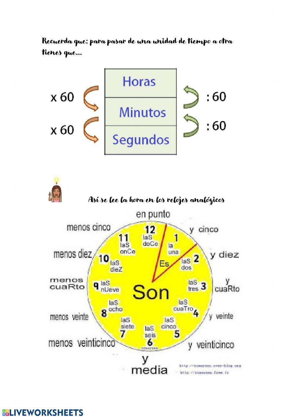 Qu Hora Es Worksheet Live Worksheets qu-hora-es-worksheet-live-worksheets