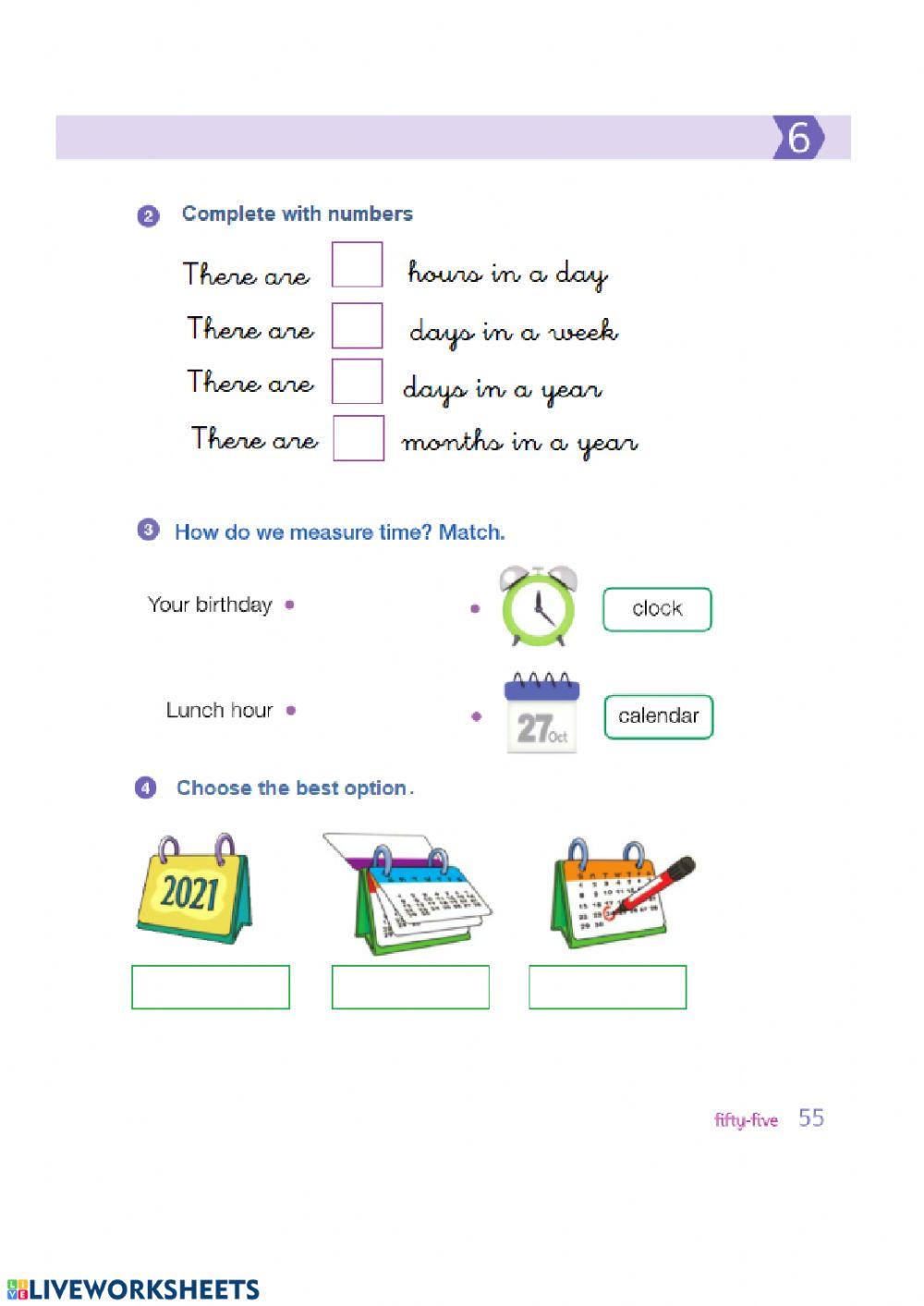 Time Social unit 6 online exercise for | Live Worksheets