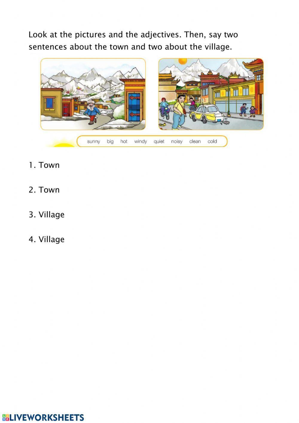 Comparison of adjectives, speaking worksheet | Live Worksheets