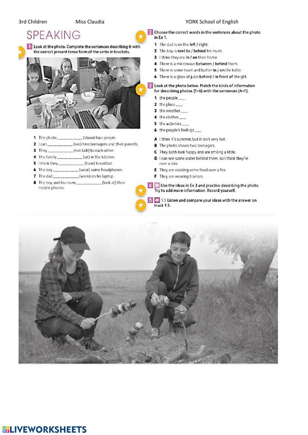 Listening and Speaking Practice | Claudia Cauteruccio