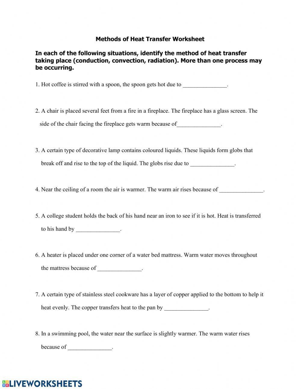 Methods of Heat Transfer 5490364 | Sharanda Brennen