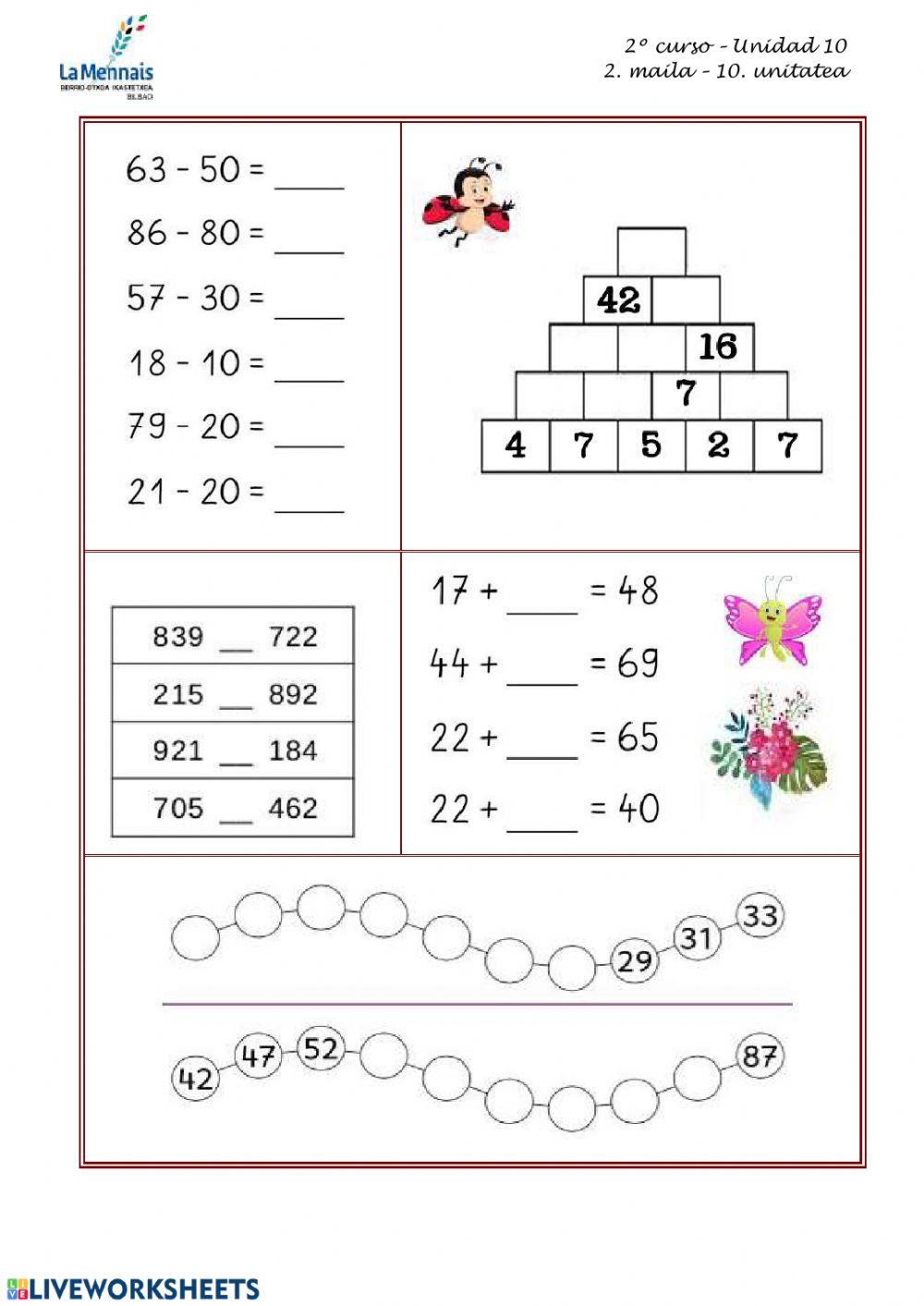 10.5 prim - LH 2 worksheet | Live Worksheets