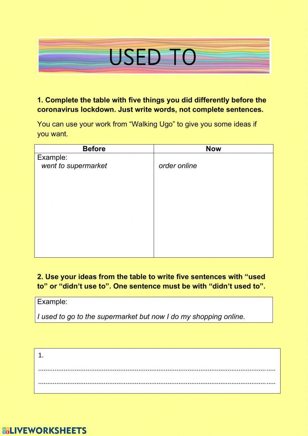bilingualprimaryvaltorta | Used to Sentences 109460