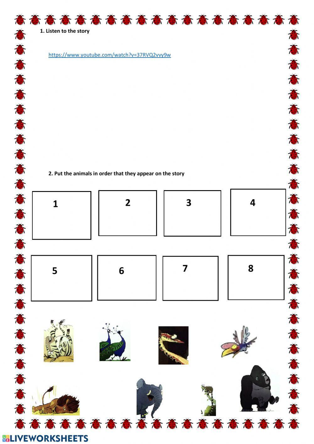 Grumpy monkey | Free Interactive Worksheets | 110358