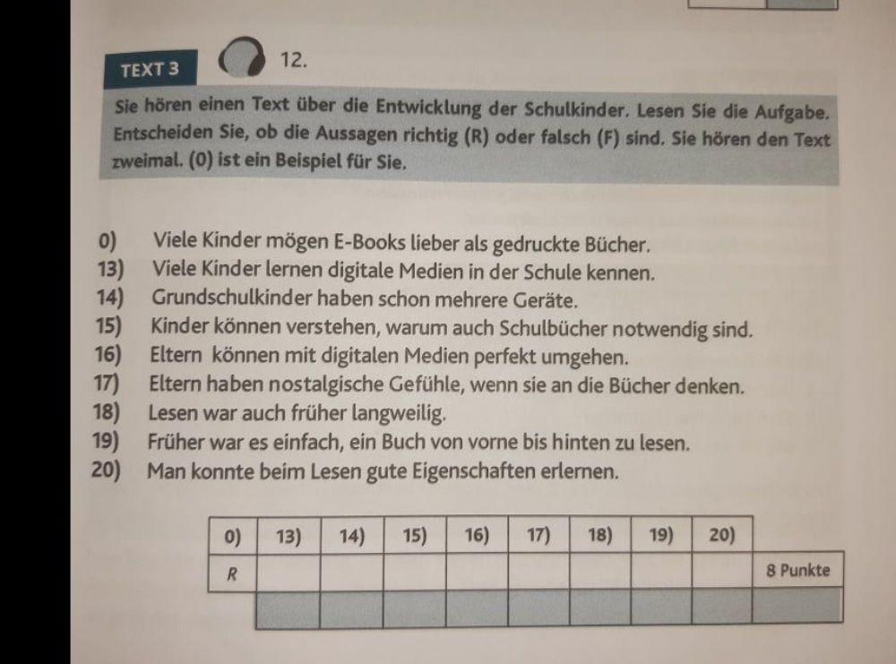 HÖREN TRACK 12 online exercise for | Live Worksheets
