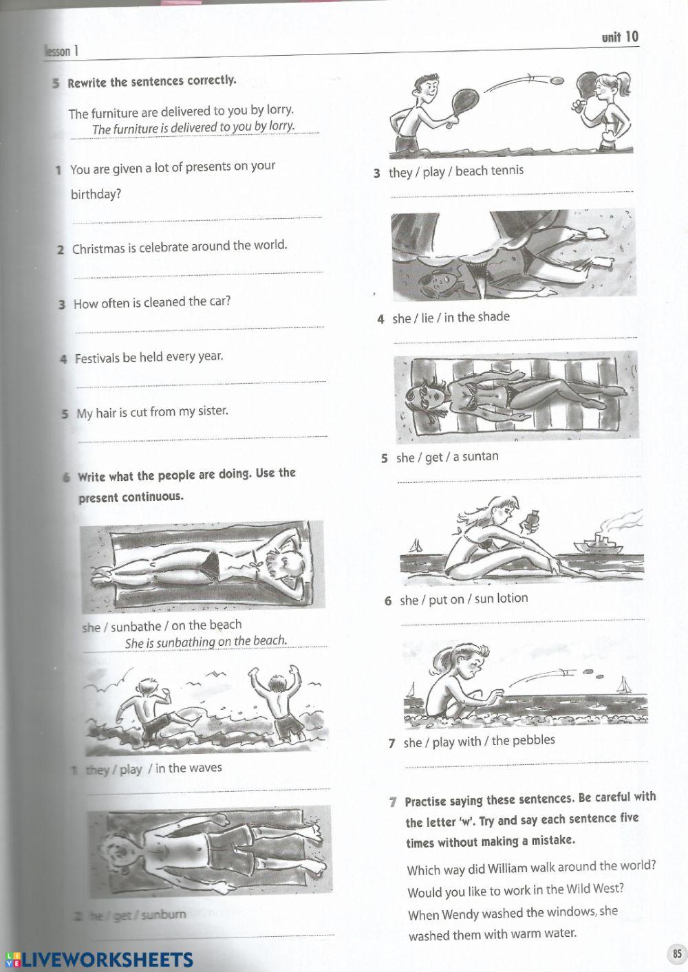 Smash 2, unit 10, lesson 1, WB worksheet | Live Worksheets