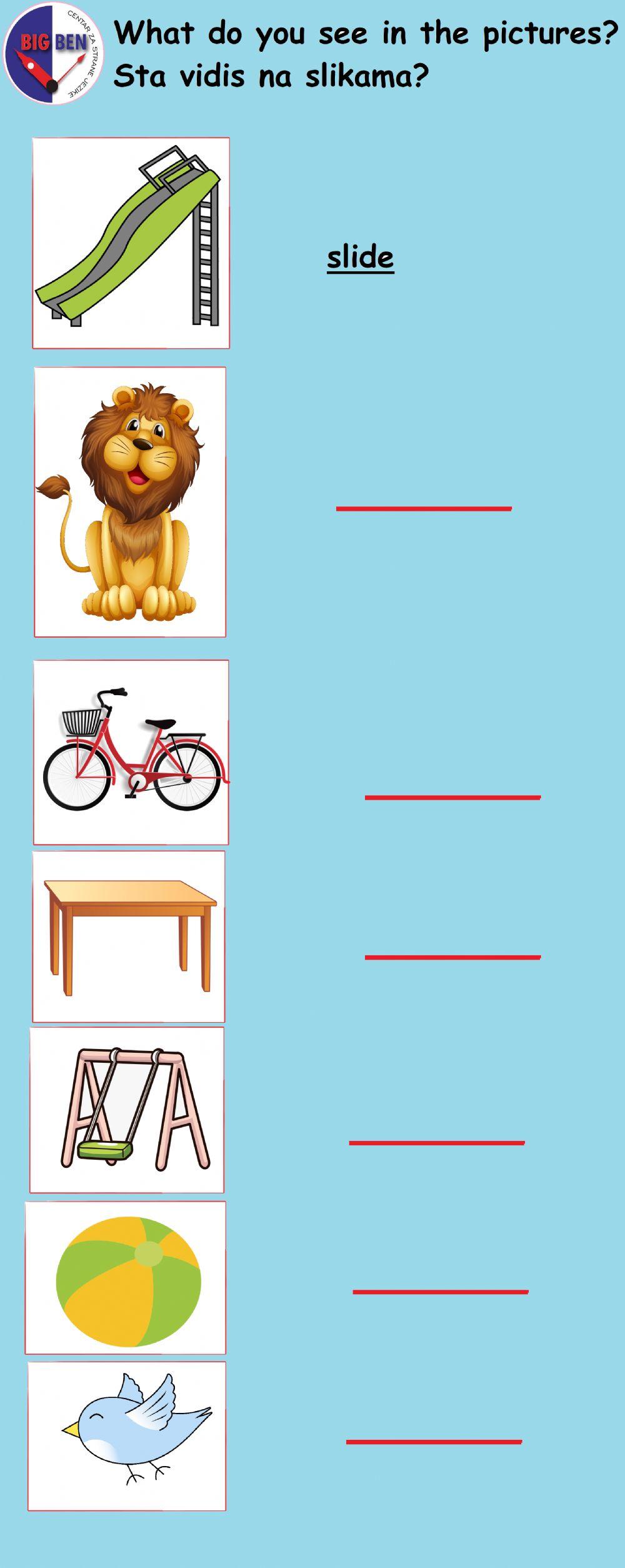 What do you see worksheet | Live Worksheets