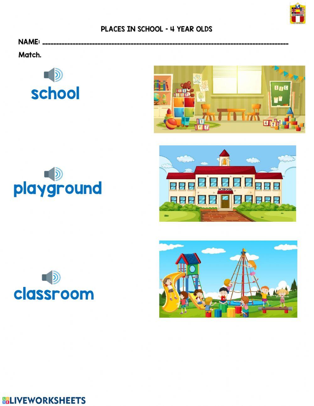 Places At School 1 4 Year Olds Worksheet Live Worksheets places-at-school-1-4-year-olds-worksheet-live-worksheets