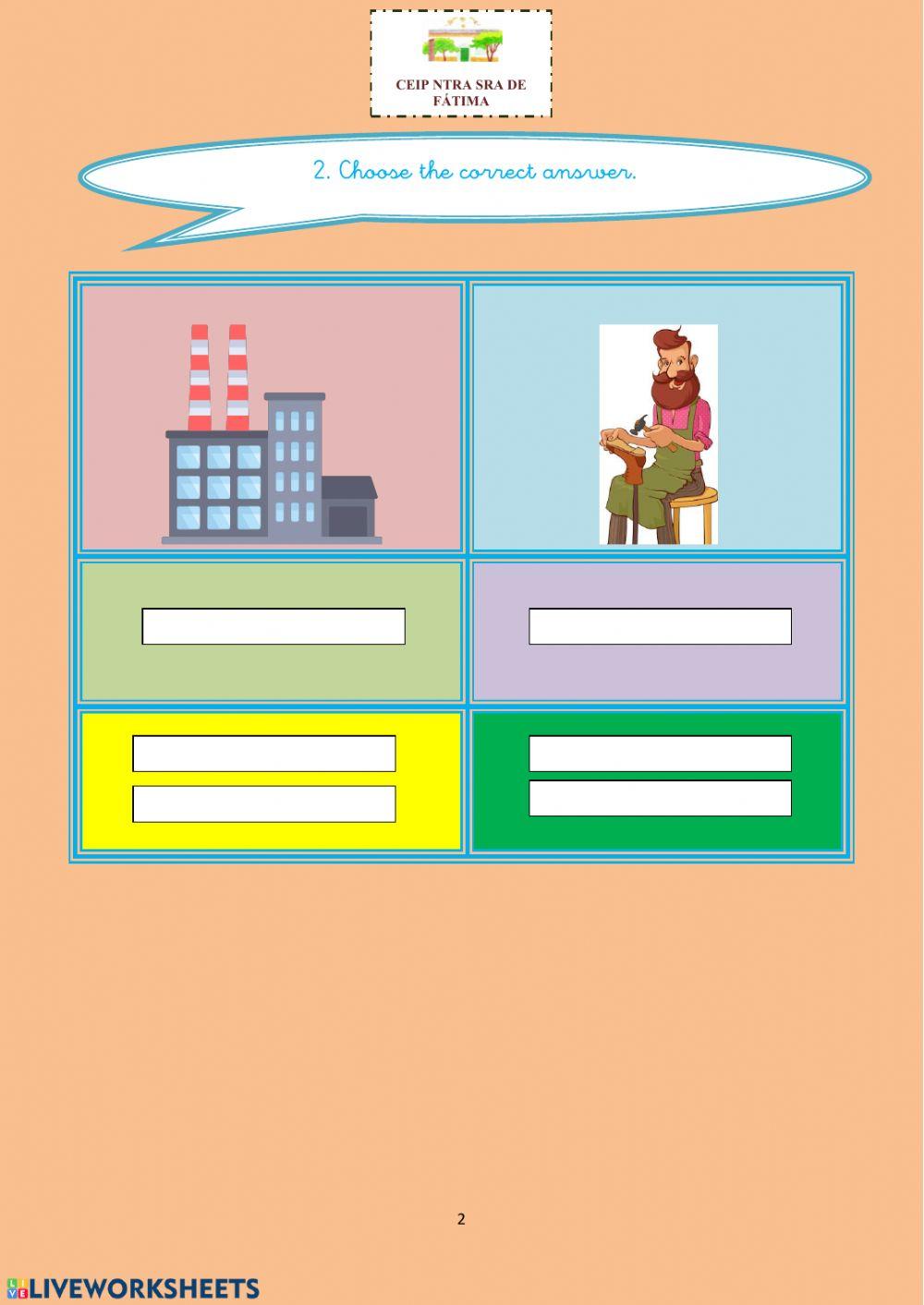 Works worksheet | Live Worksheets