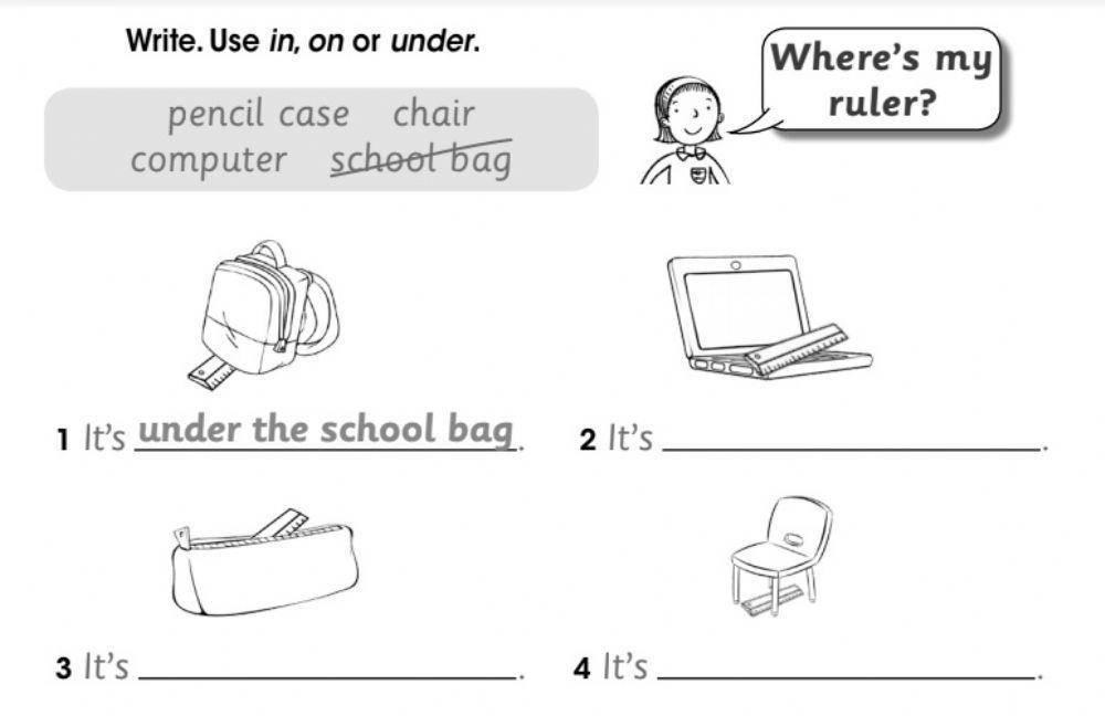 In On Under Exercise Live Worksheets in-on-under-exercise-live-worksheets