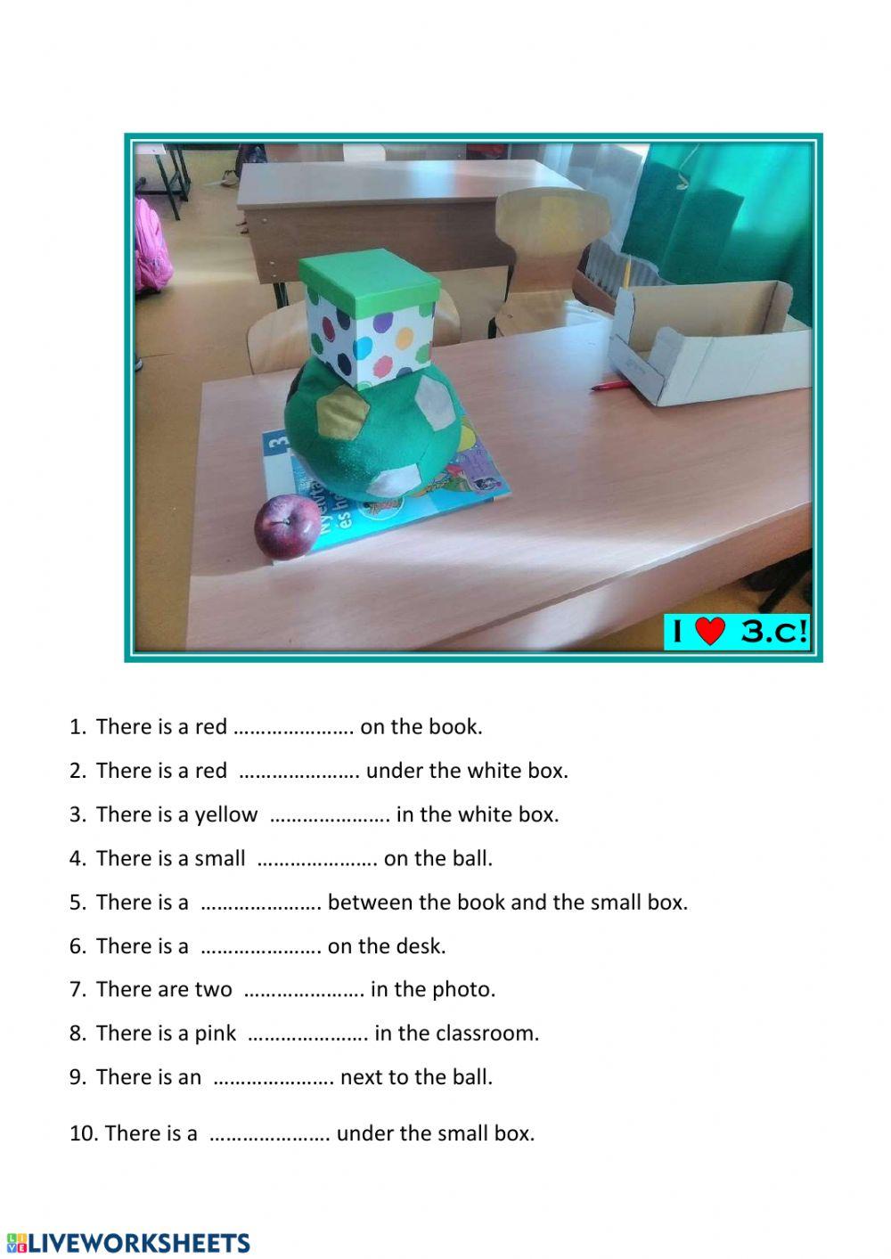 There is - are exercise | Live Worksheets