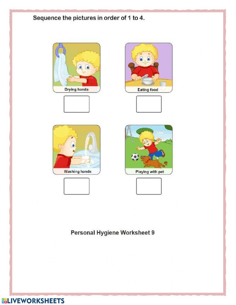 Personal Hygien… | Free Interactive Worksheets | 5497696