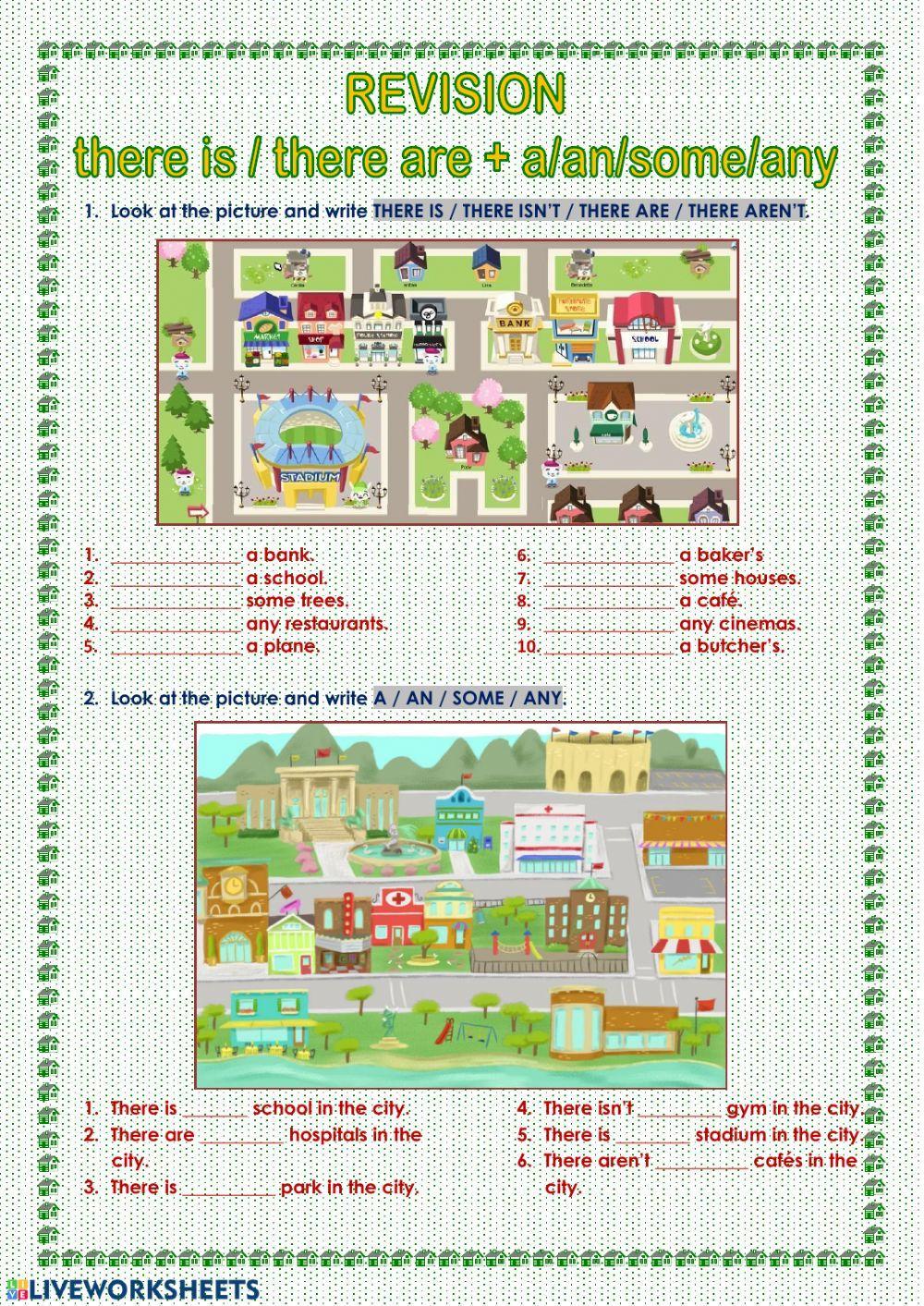 City description | Free Interactive Worksheets | 112901