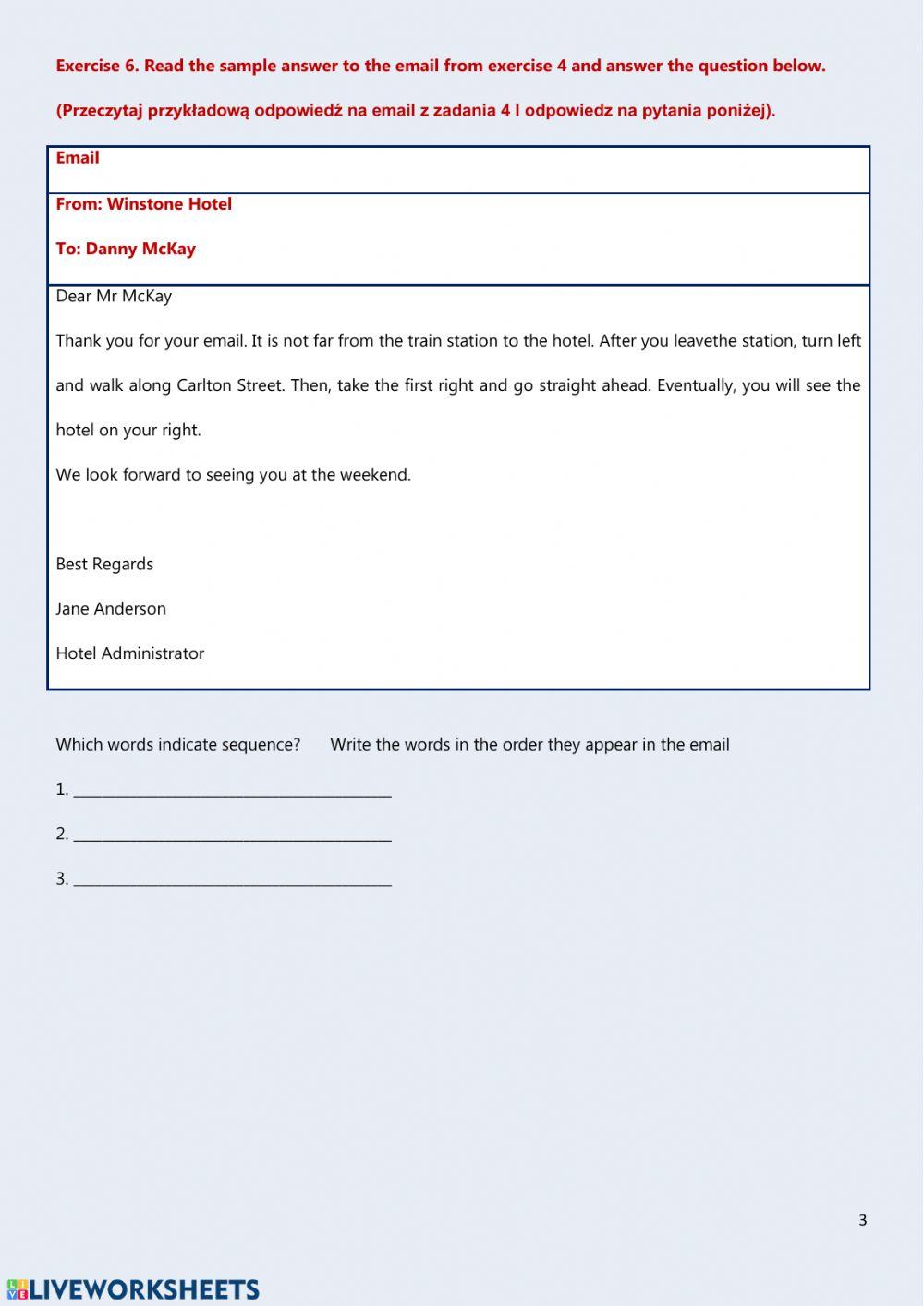 Writing - sequencing worksheet | Live Worksheets