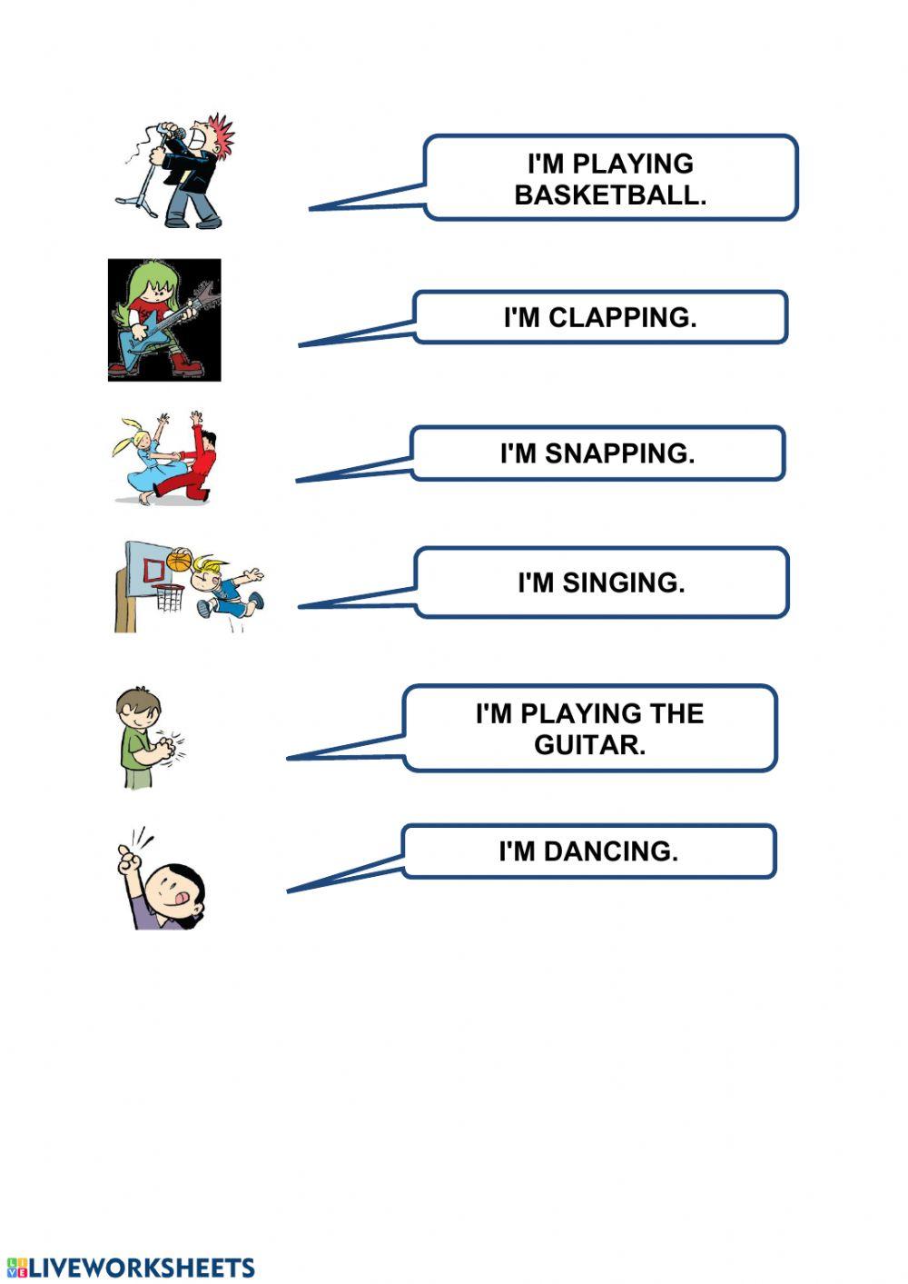 Action song 5502528 | SBT | LiveWorksheets