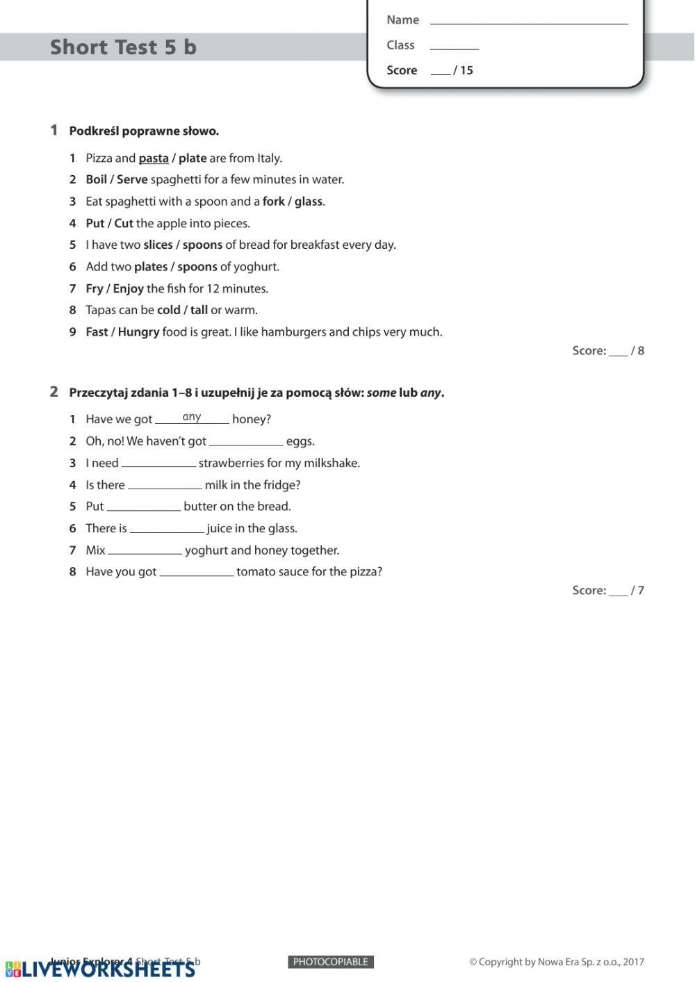 5503417 | Junior explorer 4 unit 5 Tobiasz | Agneska1