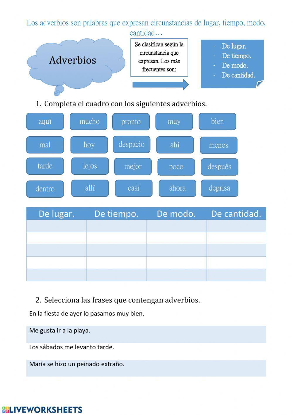 115718 | Adverbios | Marta Hernández | LiveWorksheets