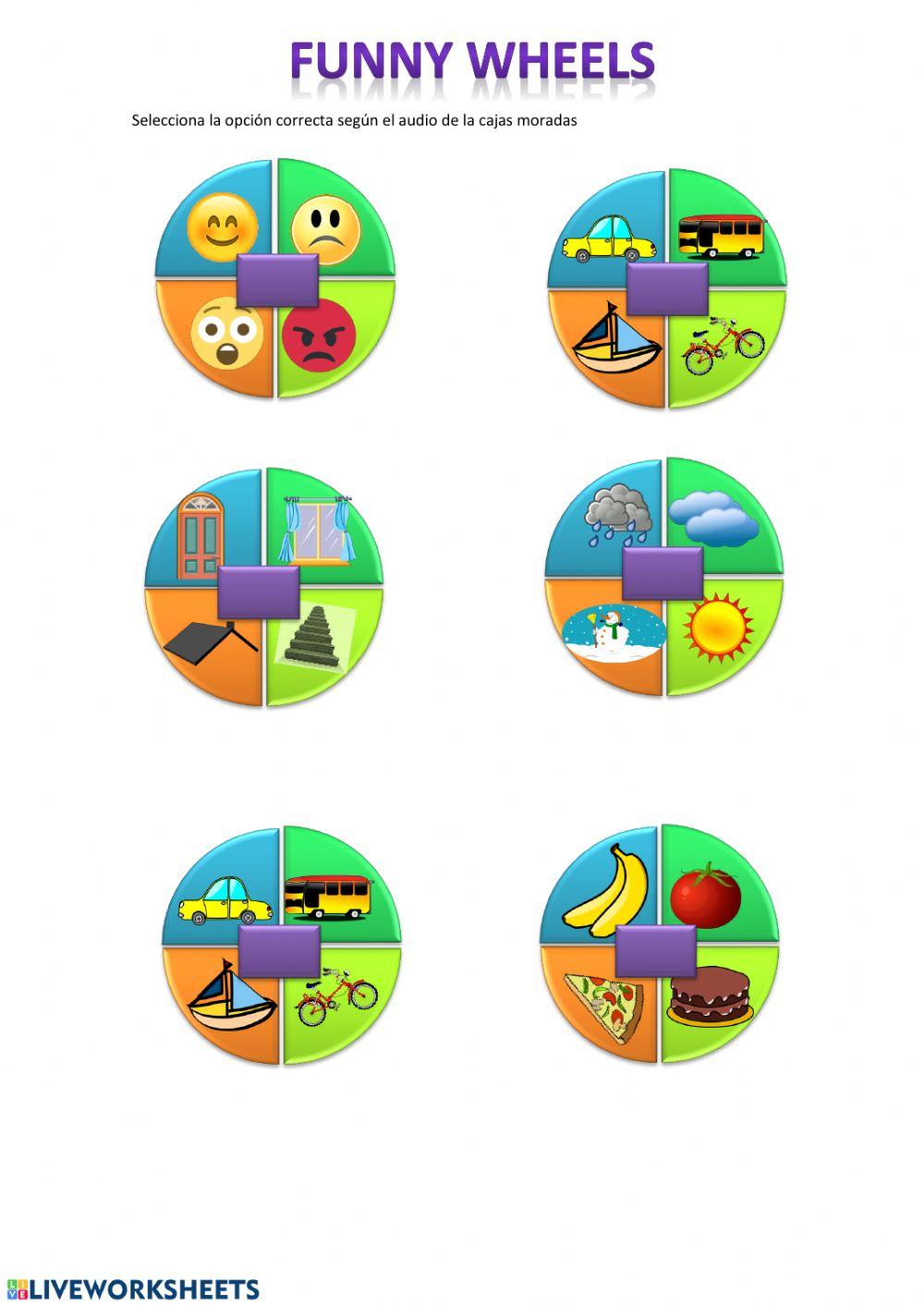 Funny Wheels 116138 | Raquel Cuevas | Live Worksheets