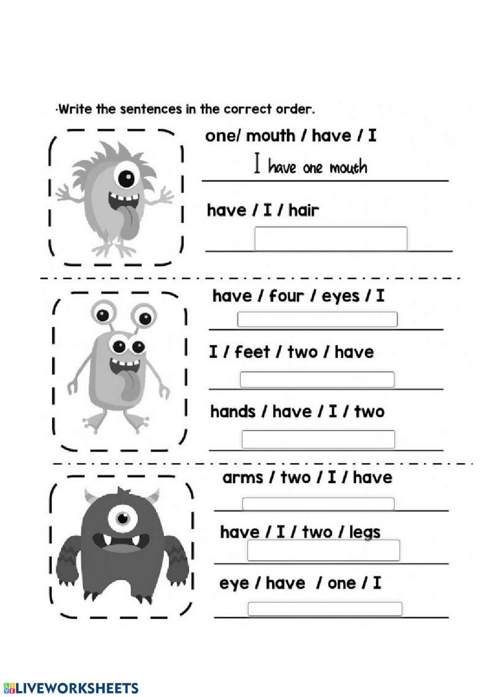 Description adjectives activity | Live Worksheets
