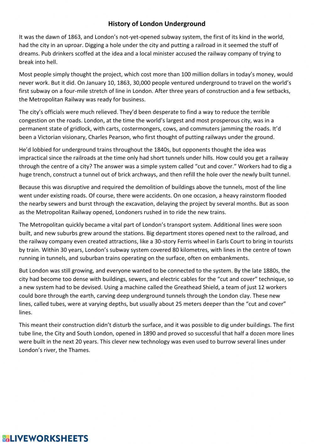 History Of London Underground 2 EAL Worksheet Live Worksheets history-of-london-underground-2-eal-worksheet-live-worksheets