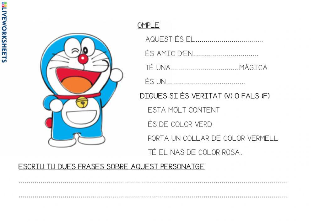 Doraemon worksheet | Live Worksheets