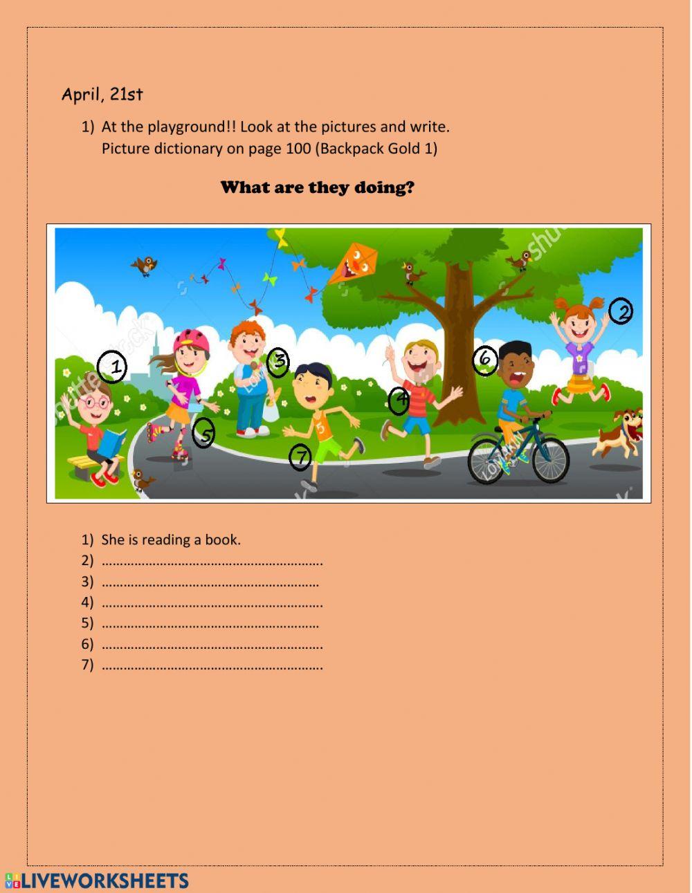 Playground activity | Live Worksheets