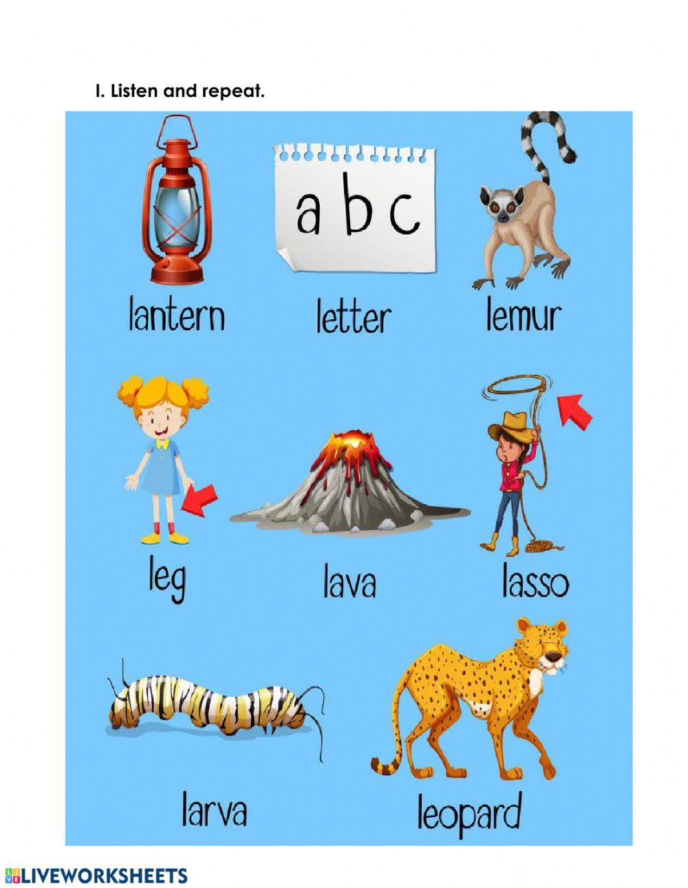 118258 | Words | MissLupita_1011 | LiveWorksheets