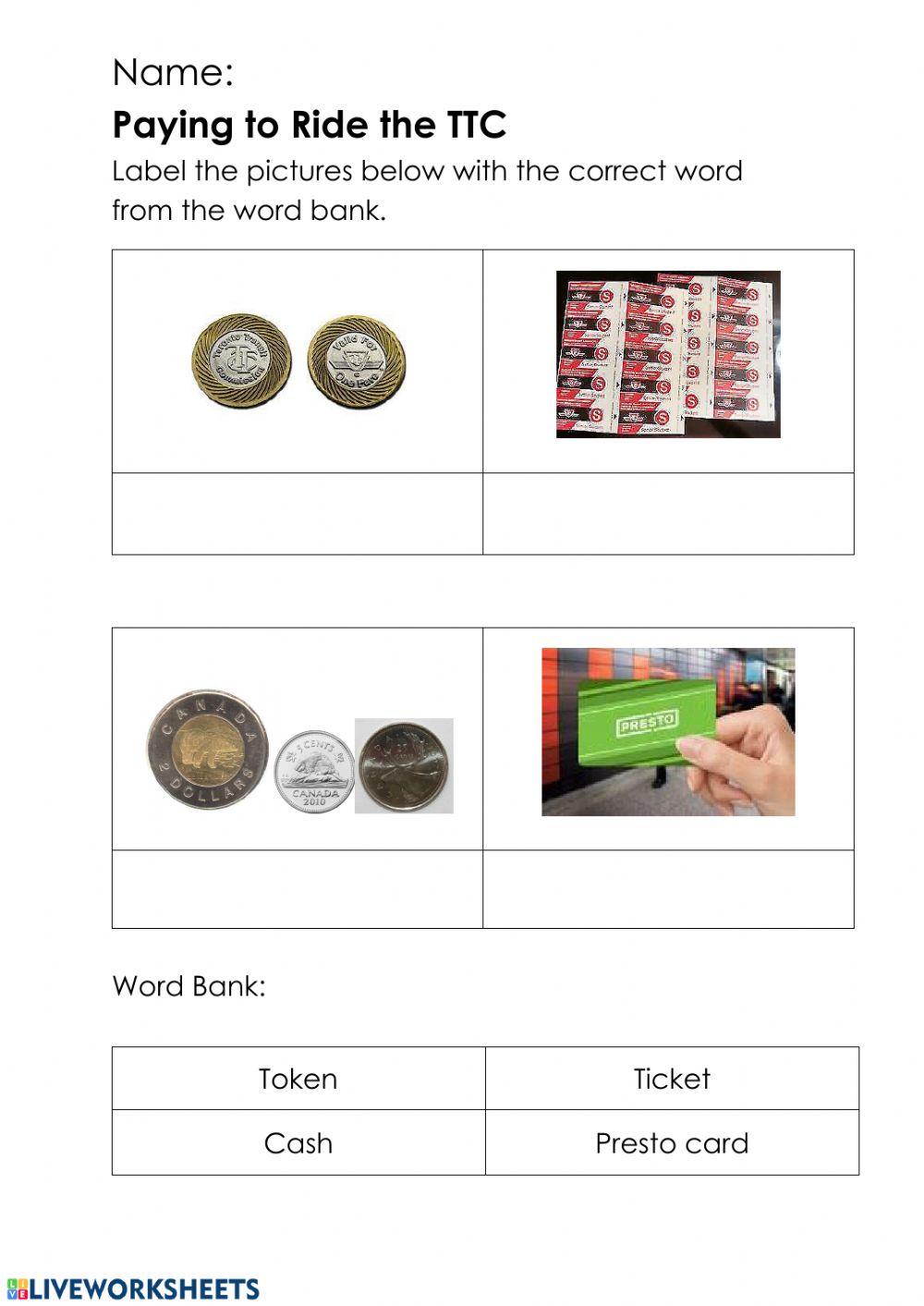 TTC L4 worksheet | Live Worksheets