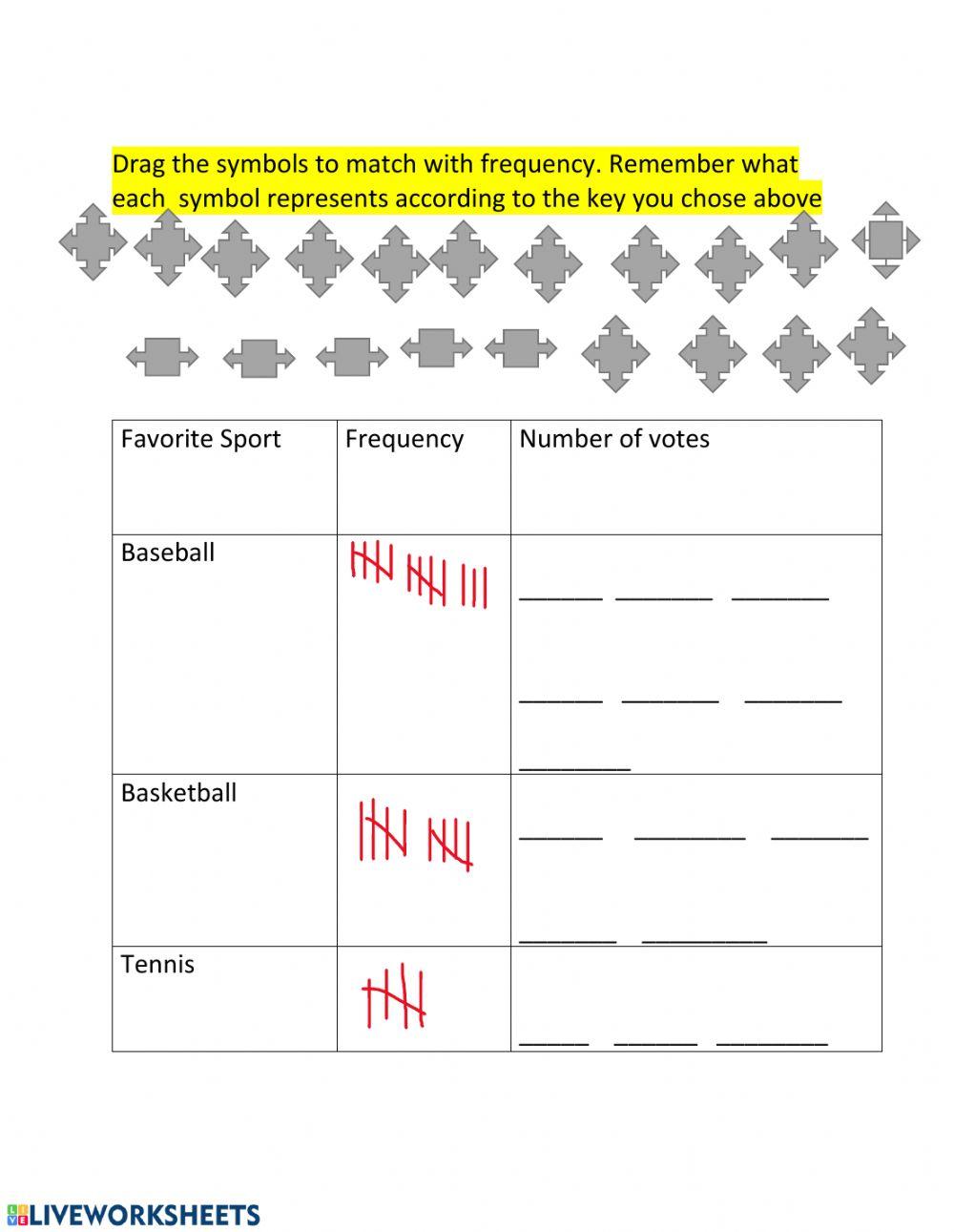 Picture Graph 118325 | kiran2124 | Live Worksheets