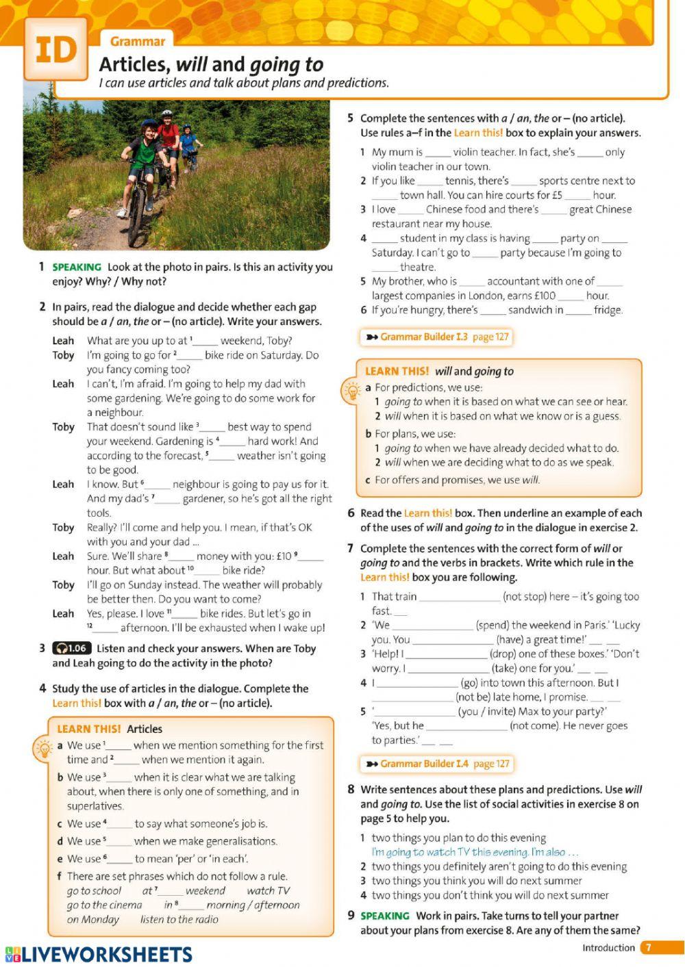 Solutions Intermediate Introduction Unit 5510429