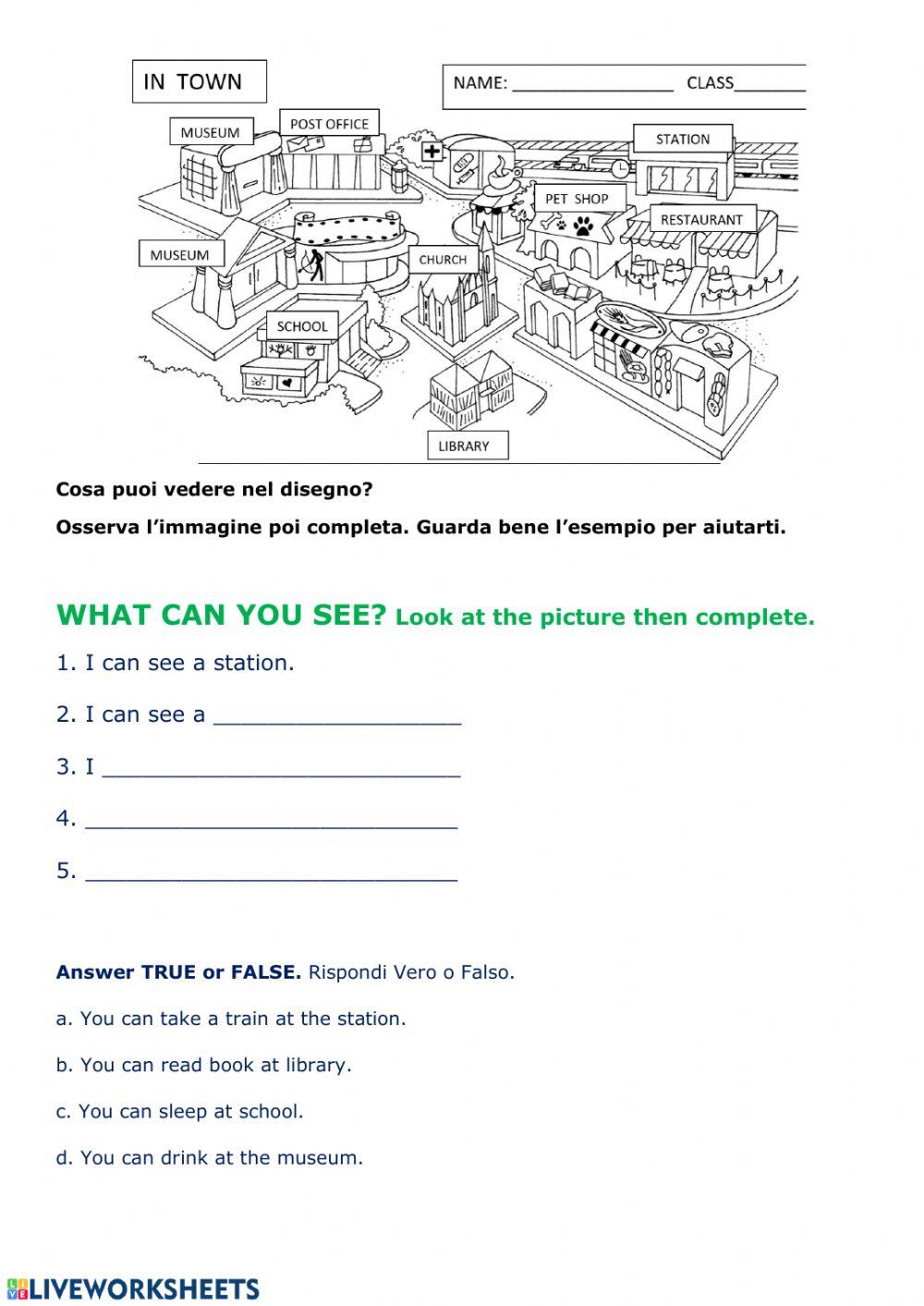 What can you see? interactive worksheet | Live Worksheets