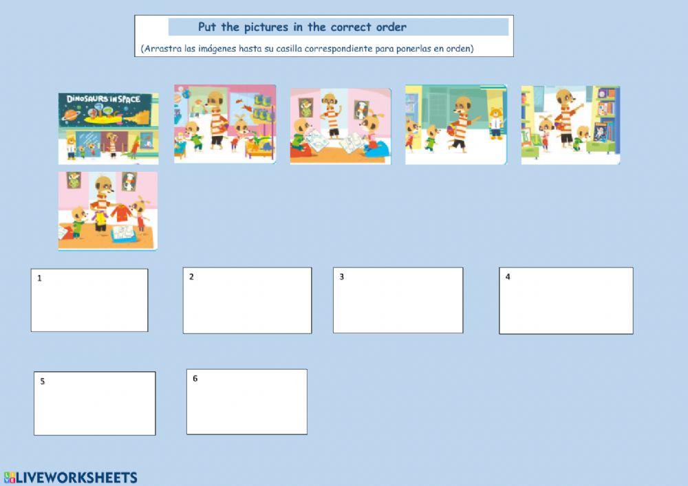 119677 | Order the story | mariarommero | LiveWorksheets