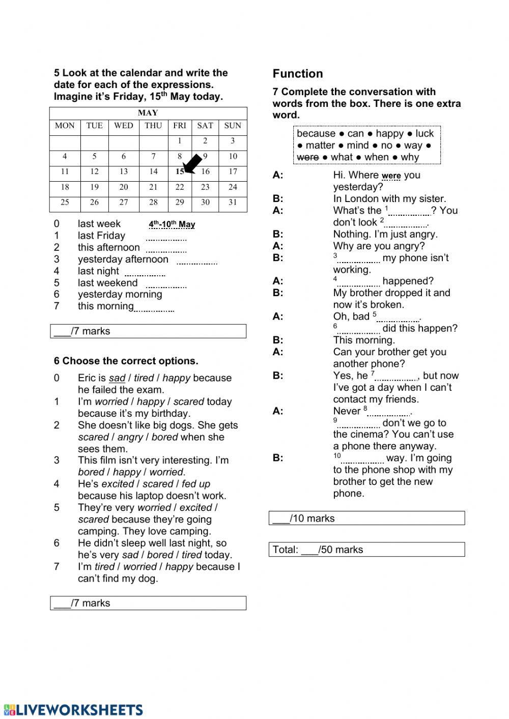 5 klas | LiveWorksheets | 120087