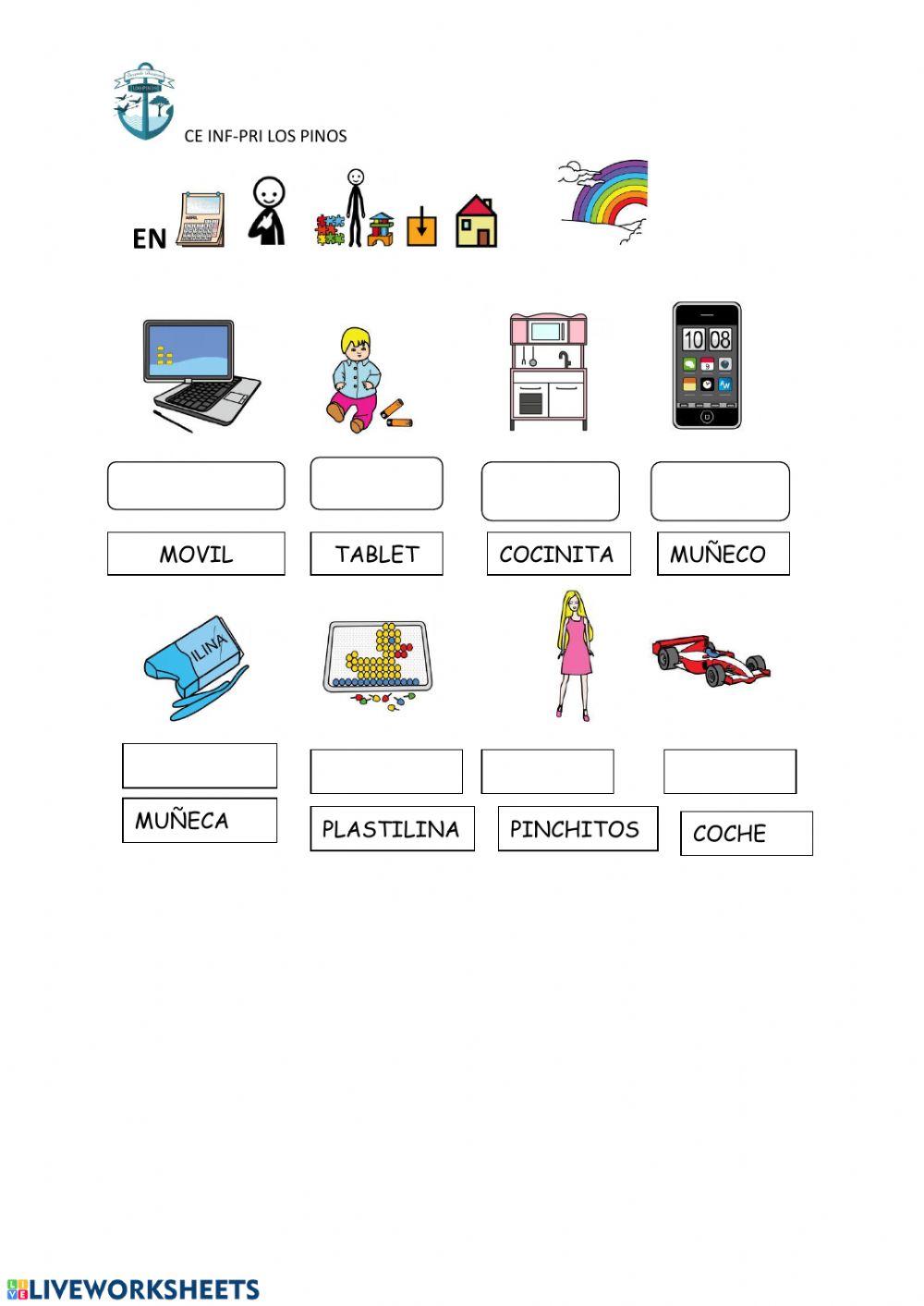 Yo me quedo en casa activity | Live Worksheets