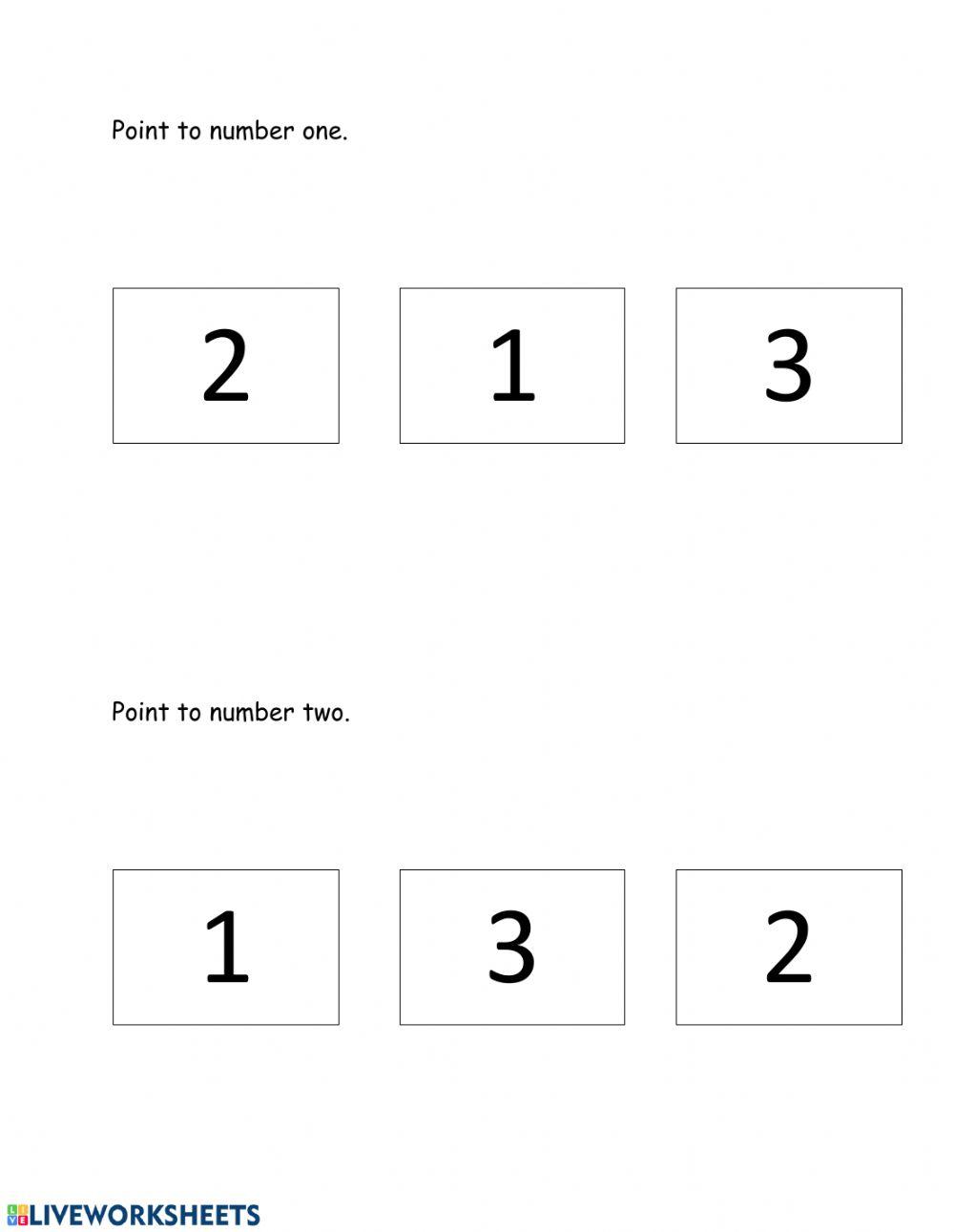 Identify number… | Free Interactive Worksheets | 121484