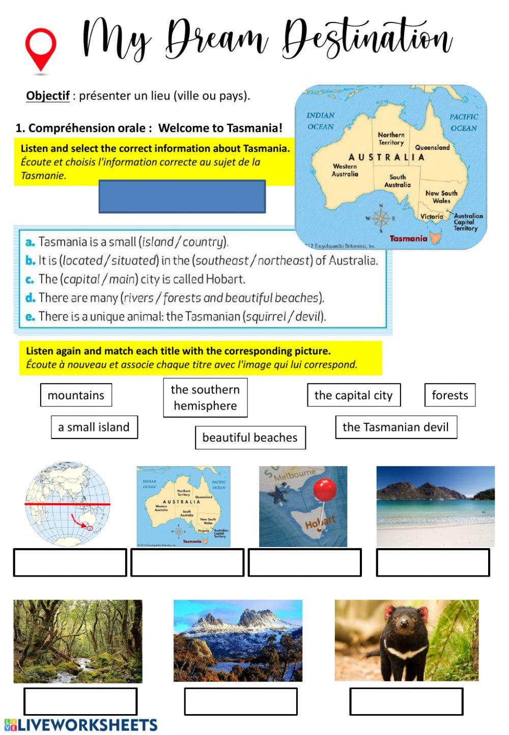 5516442 | My Dream Destination - Worksheet 1 | Florence