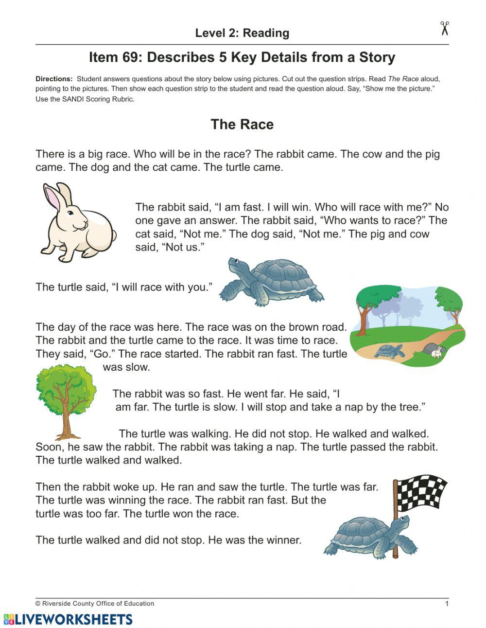turtlerabbit online exercise for | Live Worksheets