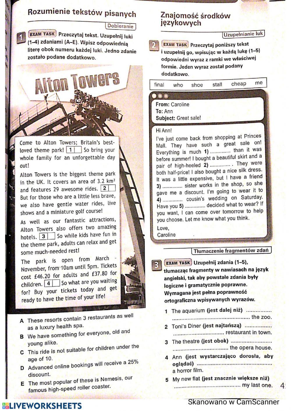 Smart Time 2 Exam Practice 7 part 2 online exercise for | Live Worksheets