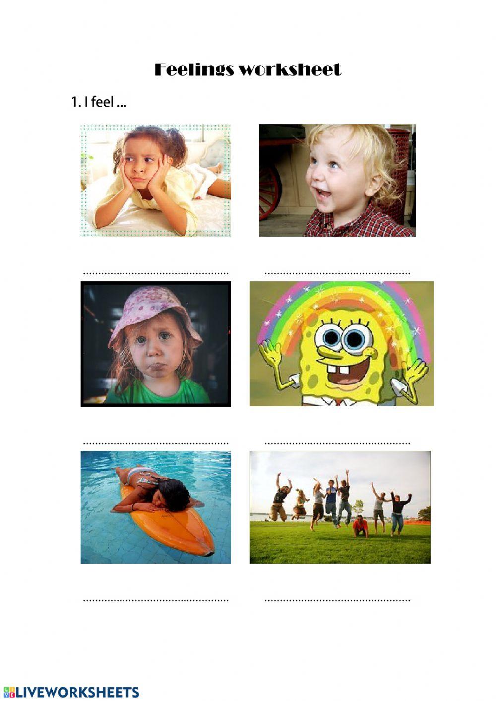 Feelings | Free Interactive Worksheets | 124522