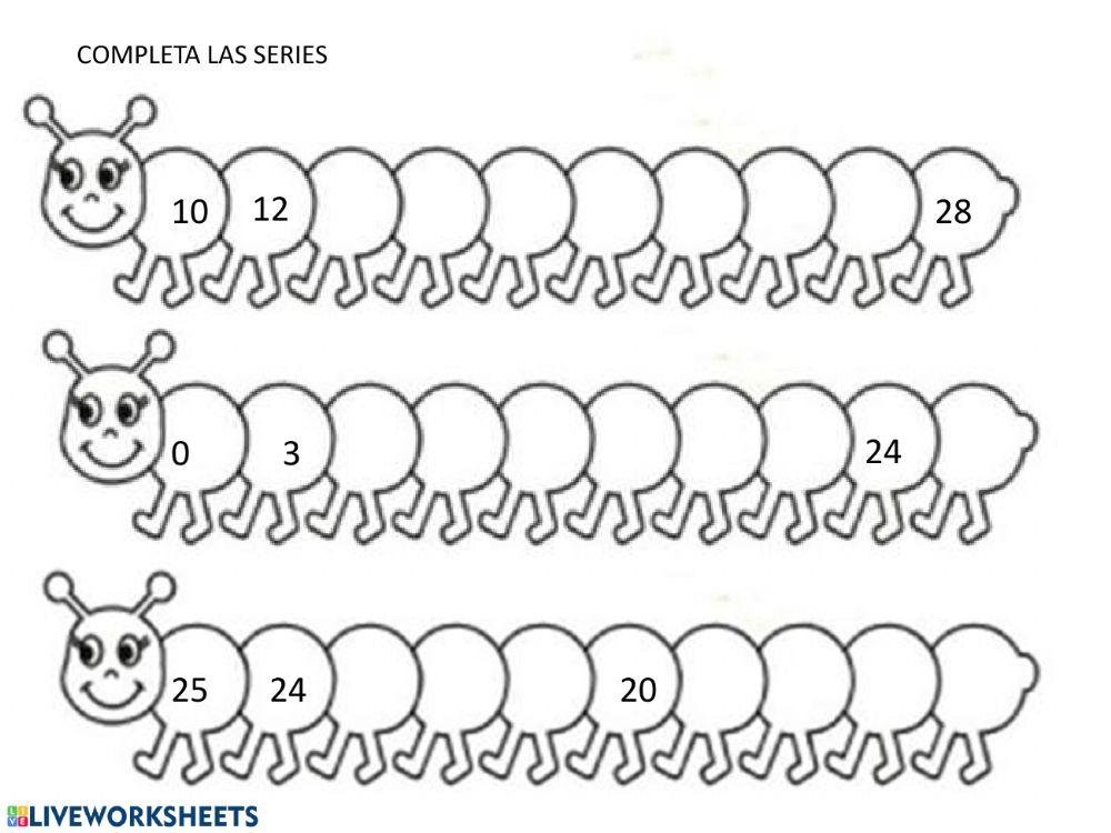 Series online activity for 1º | Live Worksheets