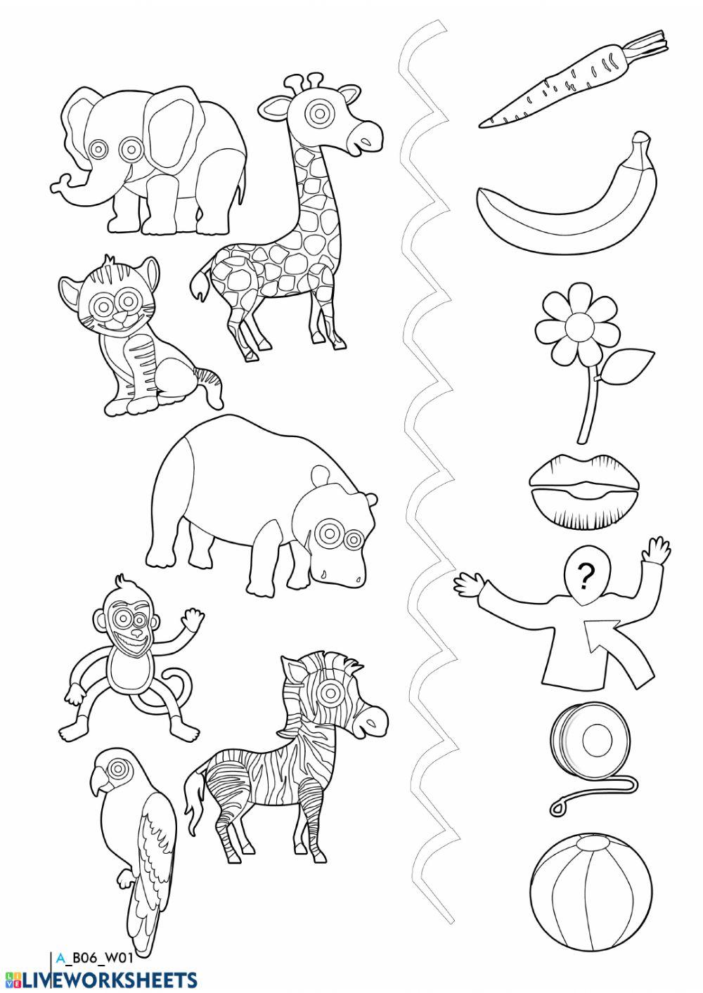 Jungle animals online exercise for | Live Worksheets