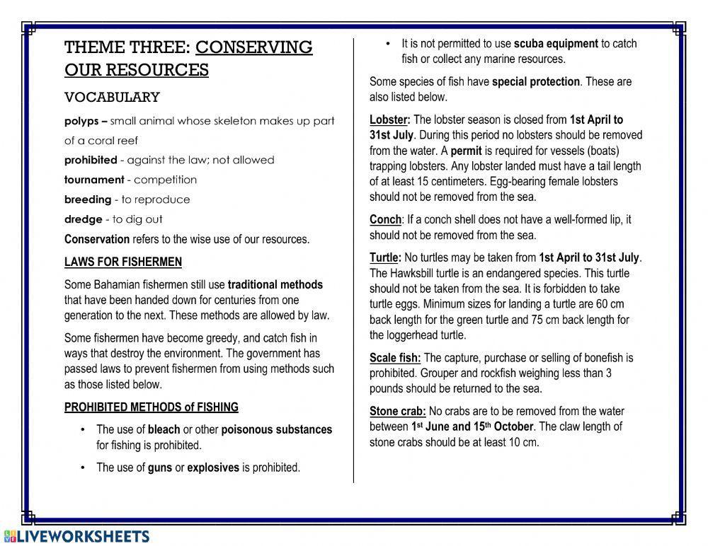 126620 | Conserving Our Resources | Cheryl Forbes