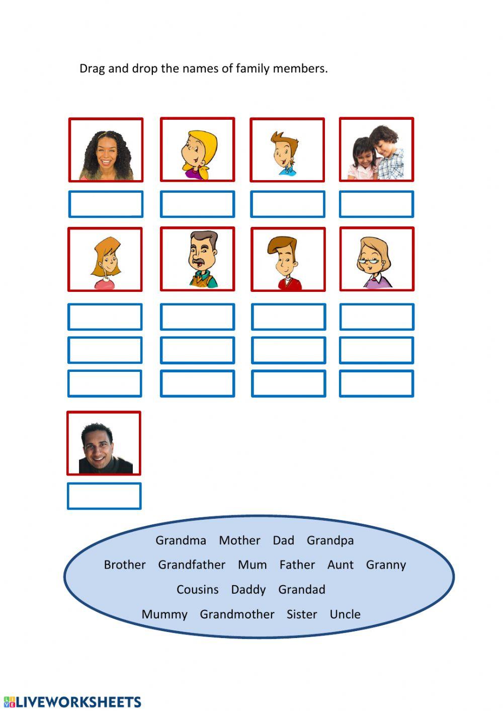 127255 | Family 1 | profesor06 | LiveWorksheets