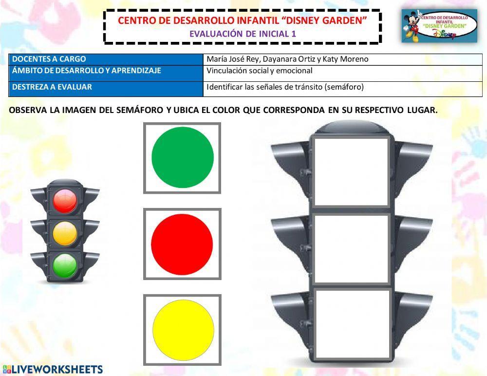 128626 | El semáforo | Dayanara Ortiz | LiveWorksheets