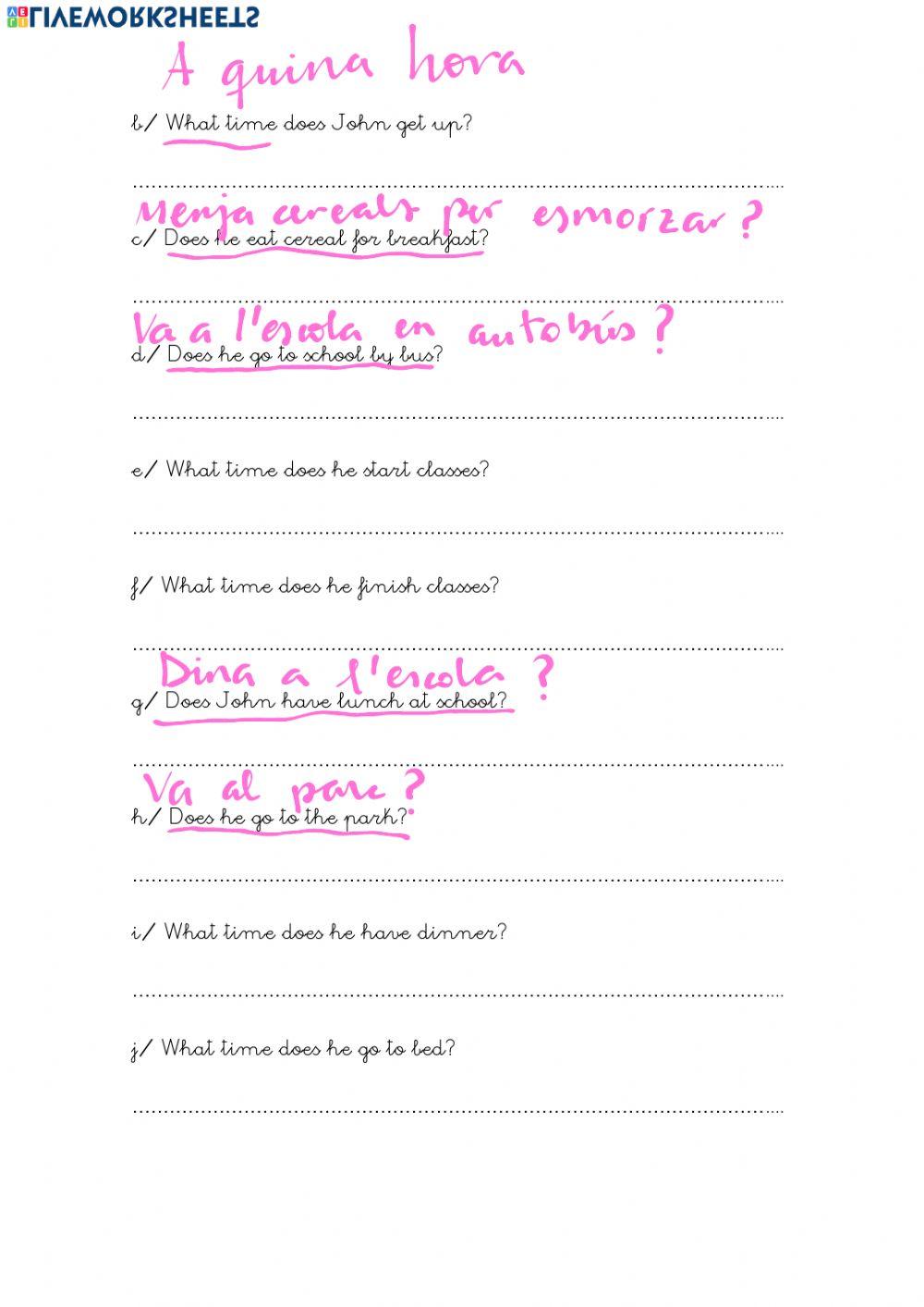 Reading 23 129537 | Rebeca Expósito | Live Worksheets