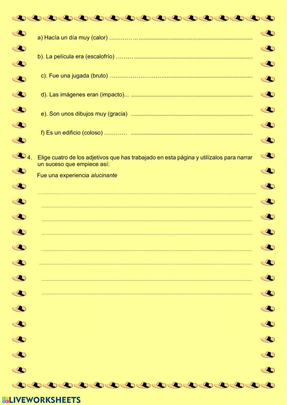 Sufijos | Live Worksheets