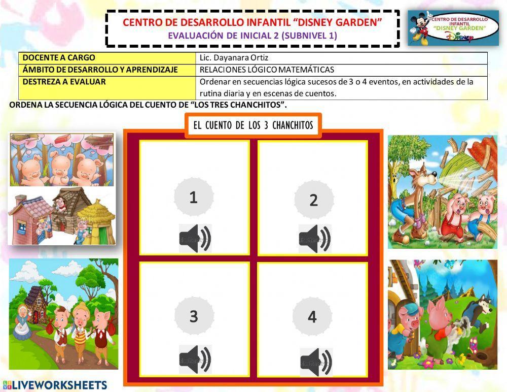 Secuencias lógicas | Live Worksheets