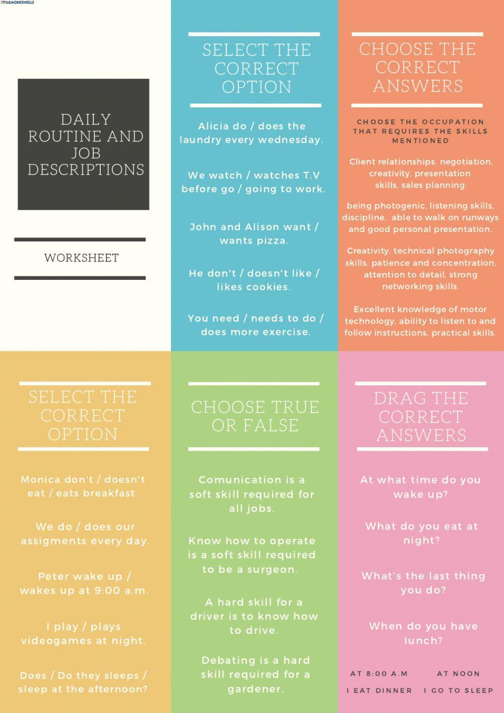 130413 | Daily routine, jobs descriptions | lidiaholguin